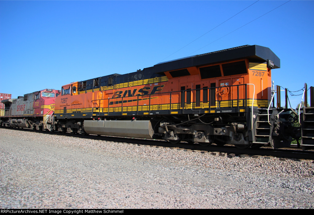 BNSF 7287 - Mid Train DPU #2